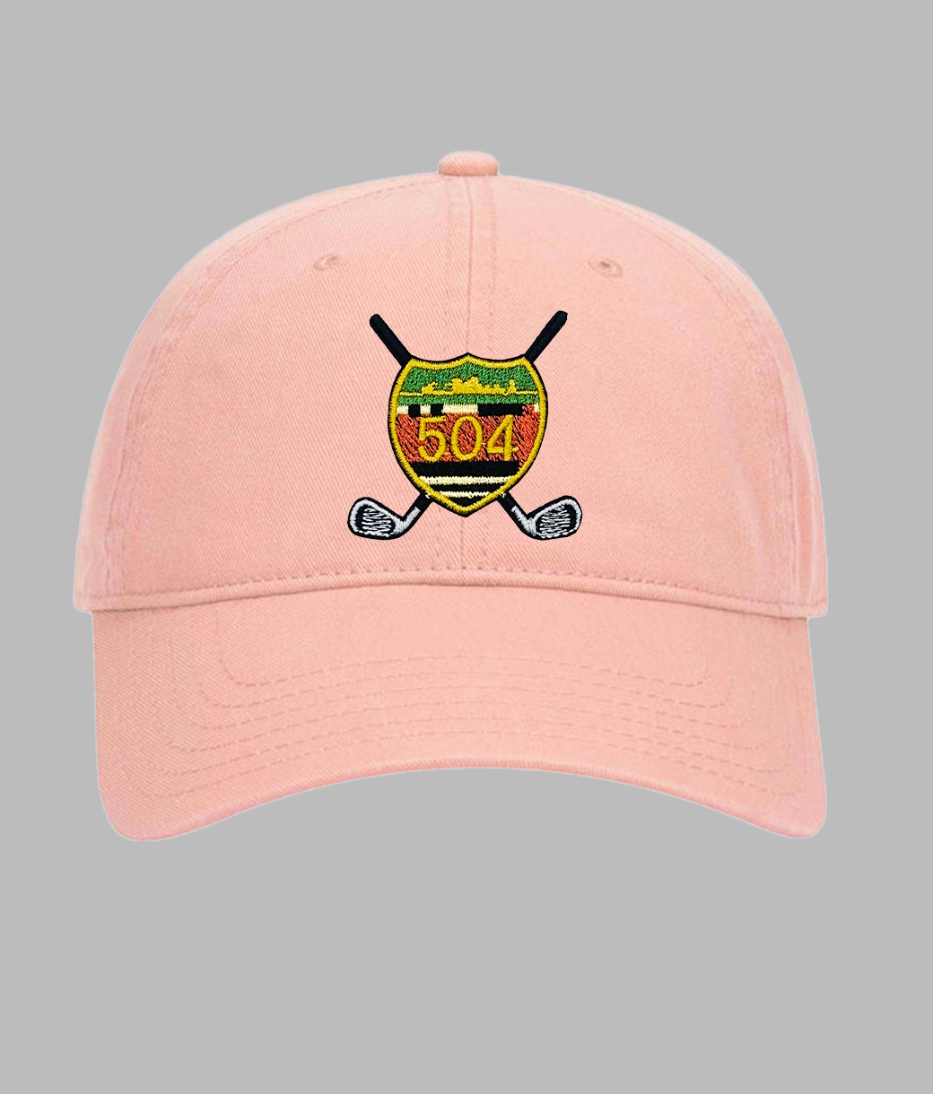 "504 GOLF CLUB" DAD HAT – iREP504 Apparel Co.™